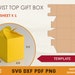 Twist Top Gift Box SVG, Gift Box SVG, Box SVG, Box Template, Wedding ...
