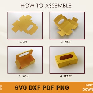 Business Card Box With Window SVG Template, Business Card Dispenser ...