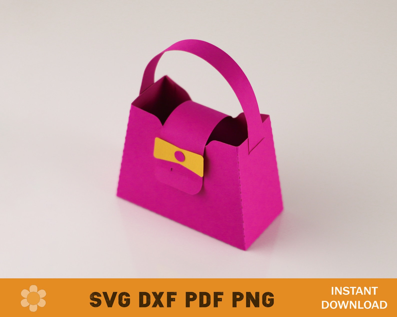 Mini Purse Box SVG Template Purse Template Favor Box SVG - Etsy