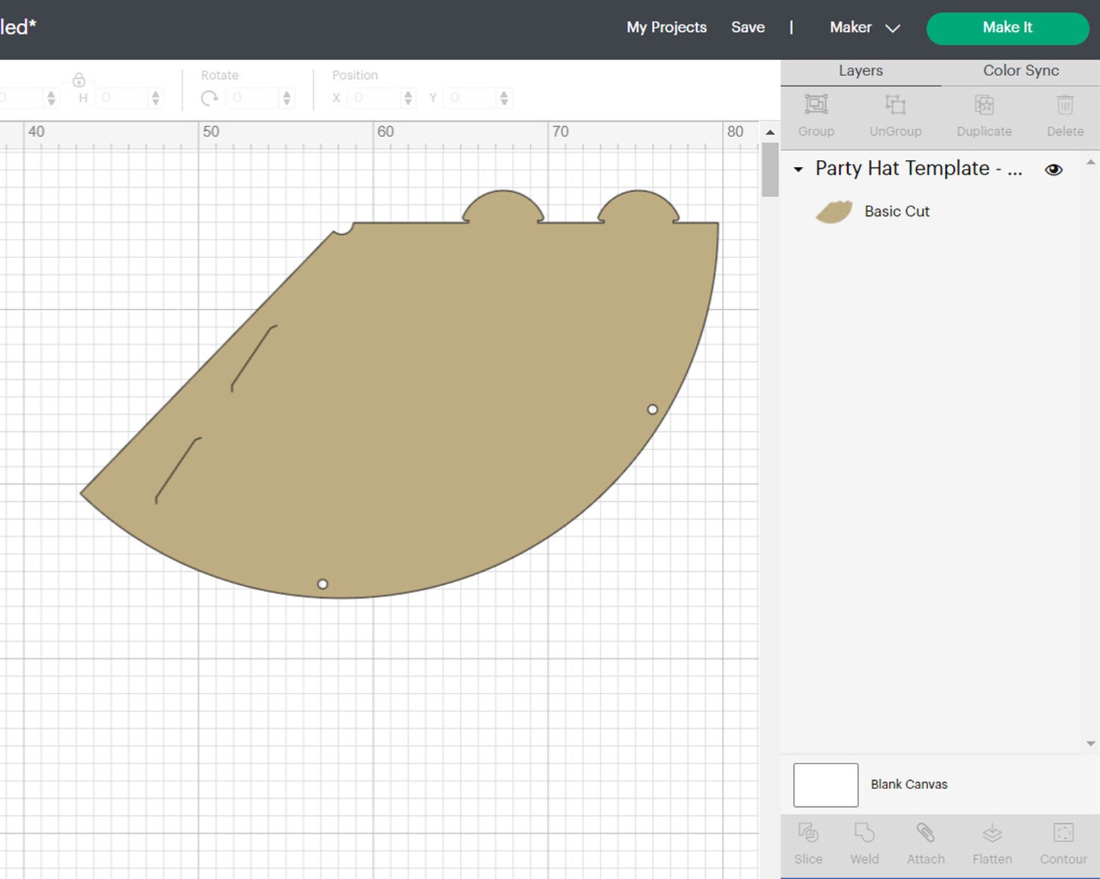 Party Hat Template Party Hat SVG Birthday Hat Template - Etsy