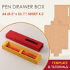 Crayon Box SVG Template, Wax Crayon Box Template, Crayon Favor Box ...