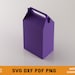 Tall Gable Box SVG Template, Gable Box Template, Favor Box, Cricut Cut ...