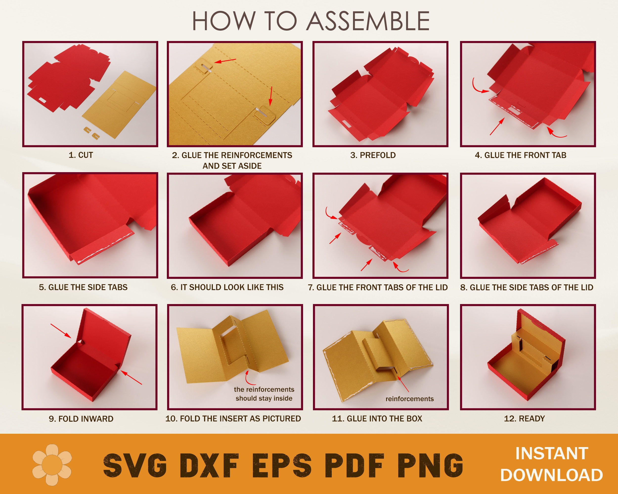 Pop-up Gift Card Box SVG Template Gift Card Holder Template - Etsy ...