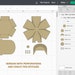 Mini Baseball Cap Box SVG Template: Cricut & Silhouette Cut Files ...