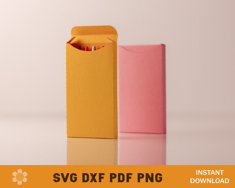 Crayon Box SVG Template Wax Crayon Box Template Crayon Favor - Etsy Canada