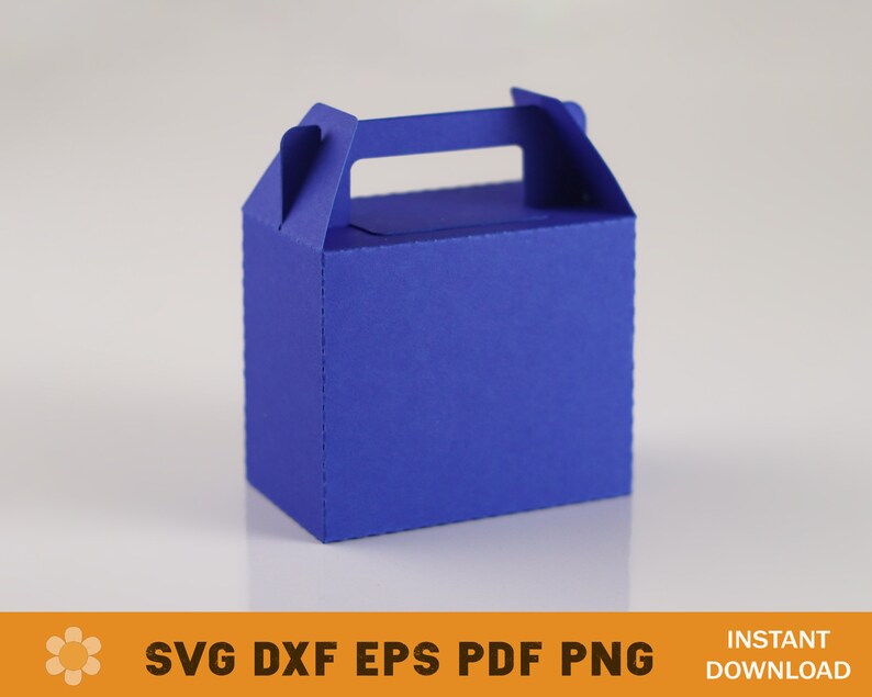 Mini Flat Top Gable Box Template Gable Box SVG Box With - Etsy