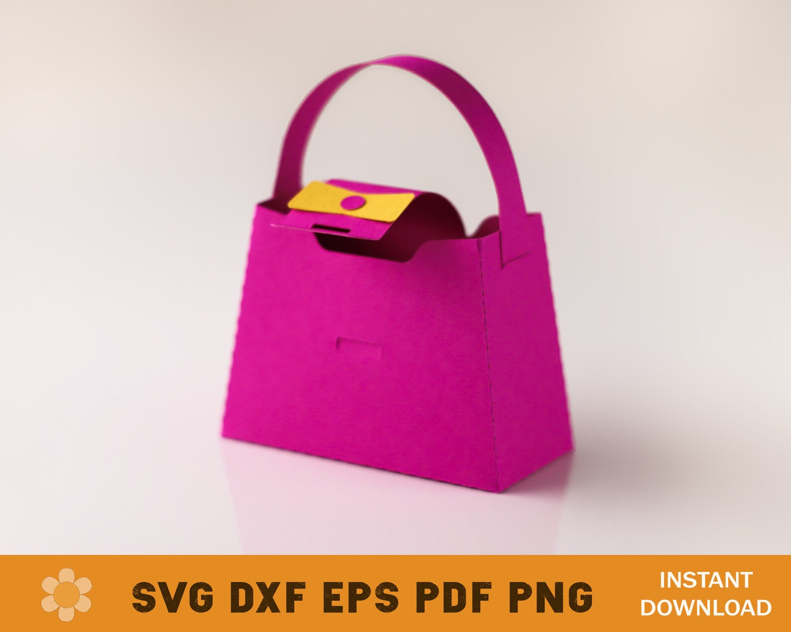 Mini Purse Box SVG Template Purse Template Favor Box SVG - Etsy UK