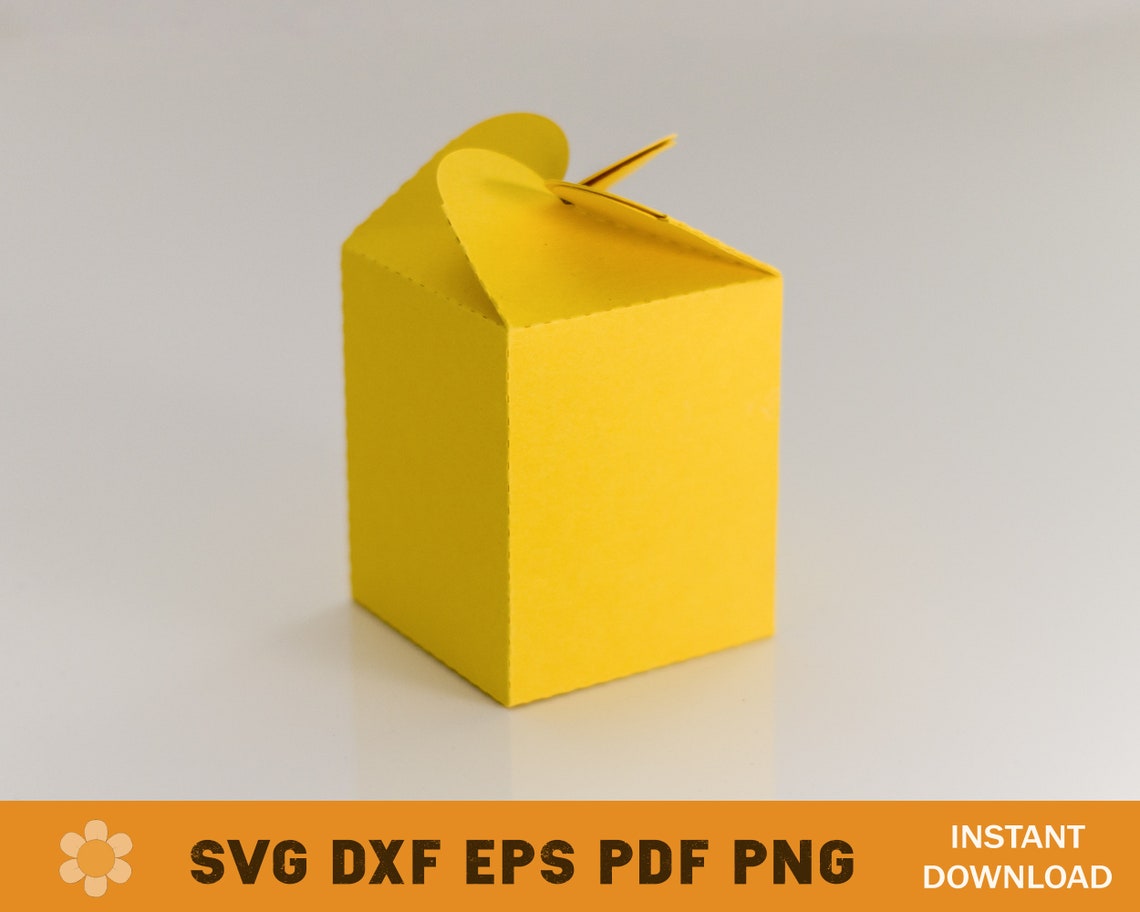 Twist Top Gift Box SVG Gift Box SVG Box SVG Box Template | Etsy