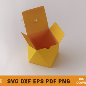 Geometric Box SVG Geometric Box Template Favor Box SVG - Etsy