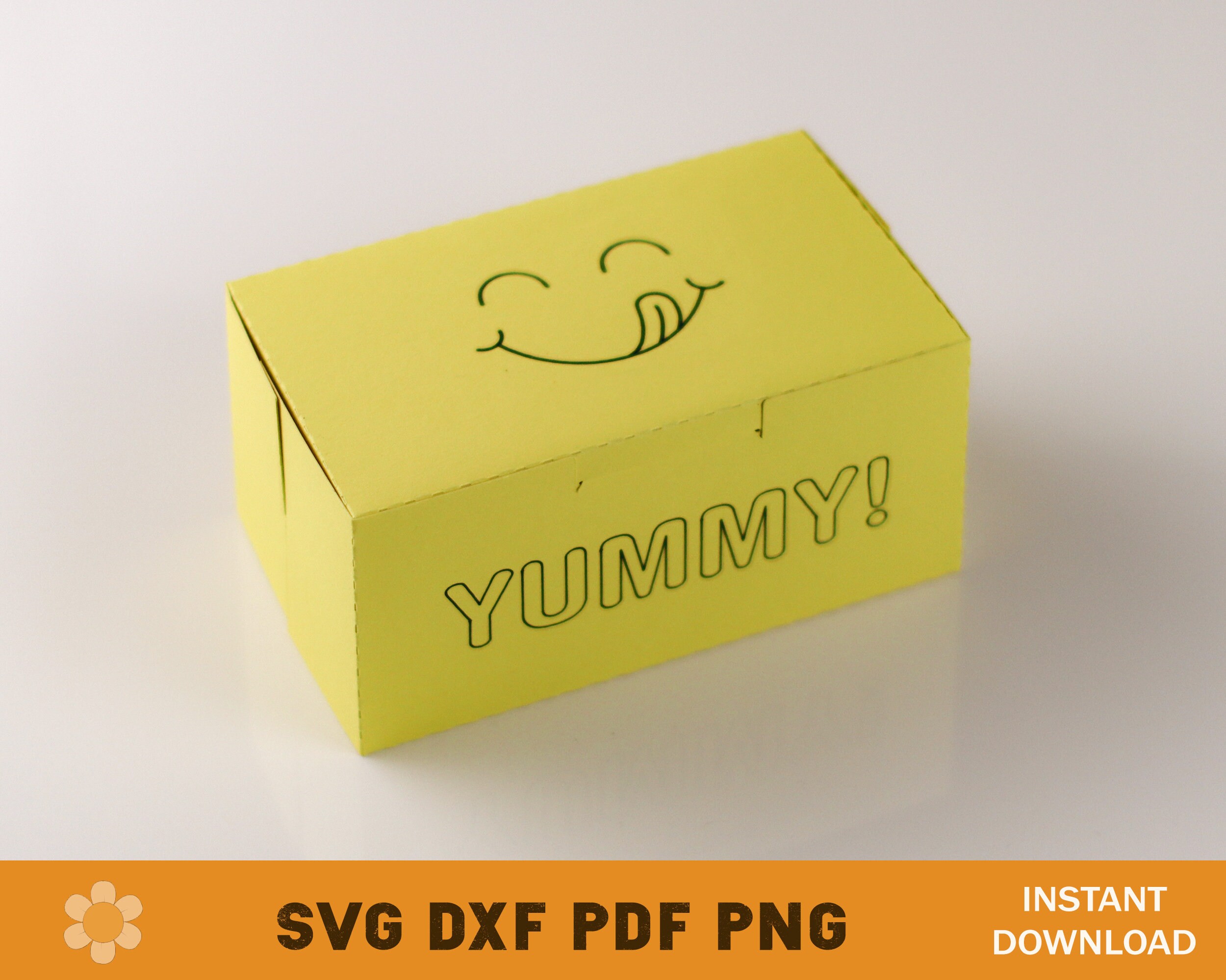 Treat Box SVG Template Snack Box SVG Food Box SVG Cricut - Etsy