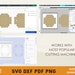 5x5 Greeting Card Box SVG Template: Cricut & Silhouette Cut Files ...
