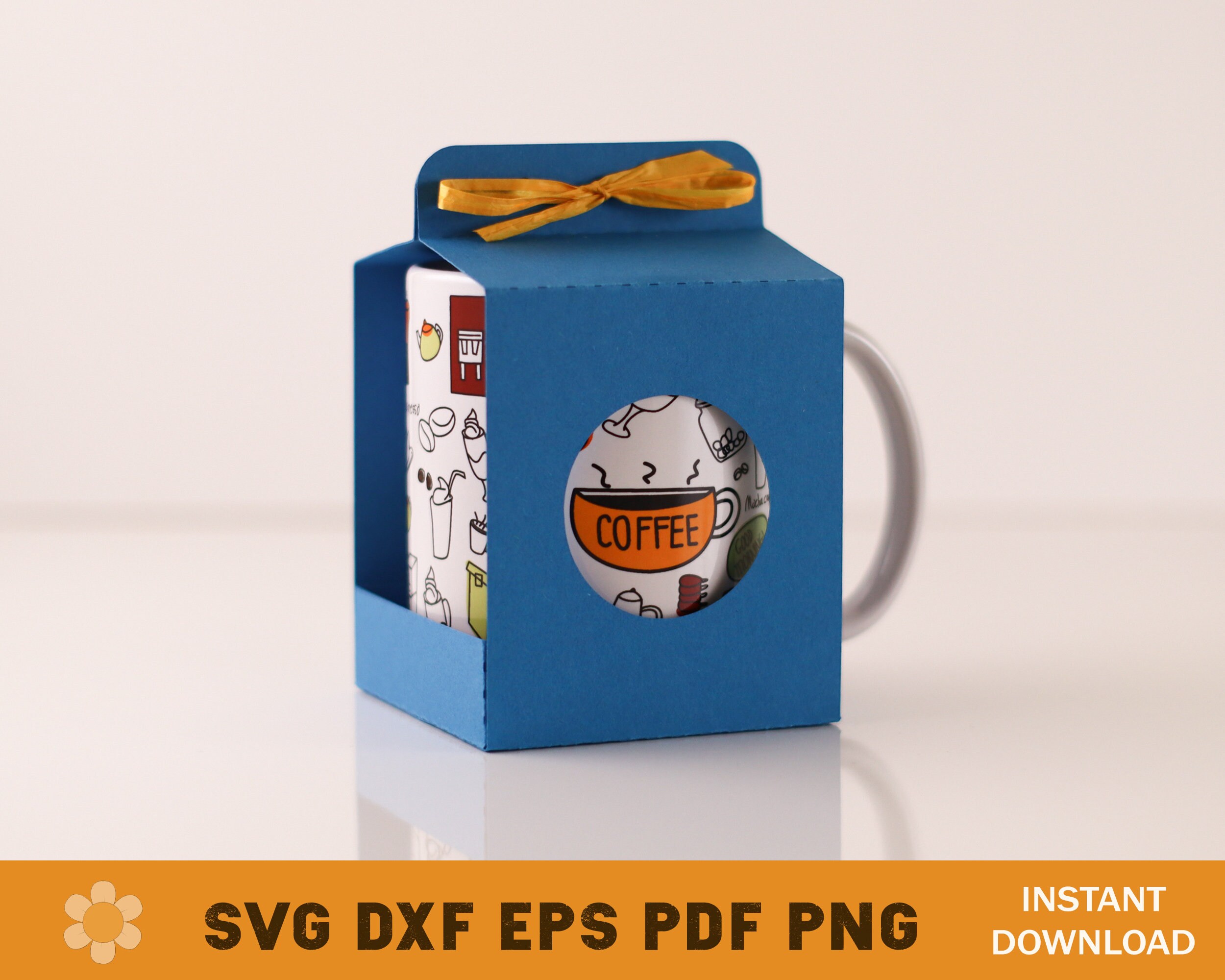 11oz Mug Holder SVG Template Mug Box SVG Cricut Cut Files - Etsy Australia