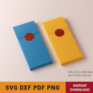 Chocolate Bar Box Template: Favor Box SVG, Cricut/silhouette Cut Files ...