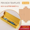 Pen Box SVG, Epoxy Pen Box Template, Glitter Pen Svg, Epoxy Pen Display ...