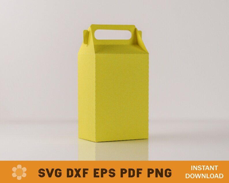 Tall Box SVG Template Gable Box Template Candy Box Cricut - Etsy