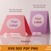 Table Tent Card SVG Template, Place Card Template, Food Cart Template, Cricut Cut Files ...