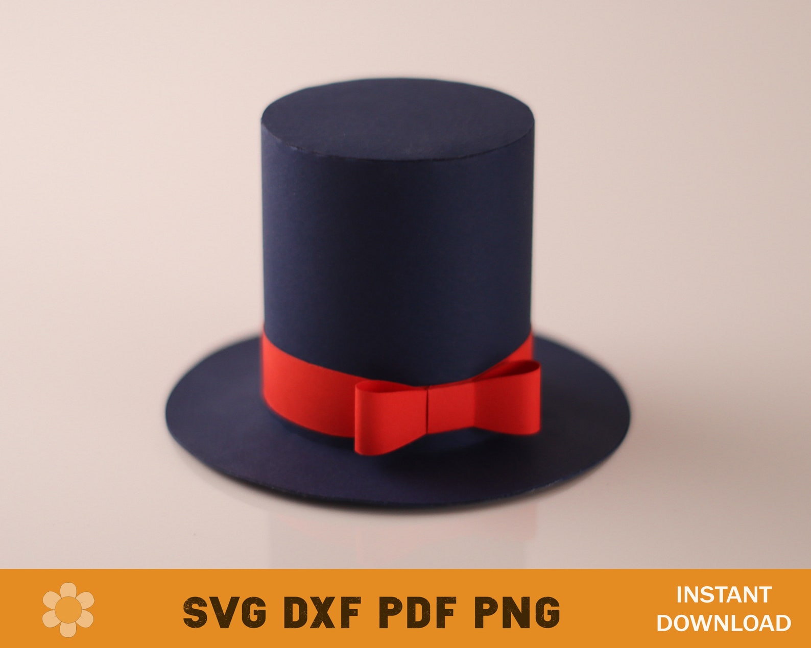 Mini Top Hat SVG Template: Paper Cylinder Hat (digital Download) - Etsy