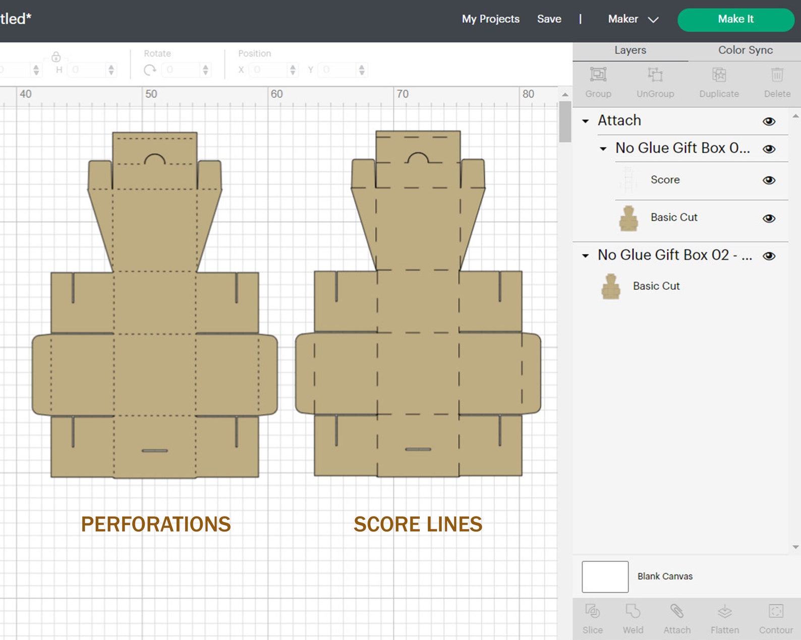 Square Gift Box SVG Square Box Template Square Box SVG Box - Etsy