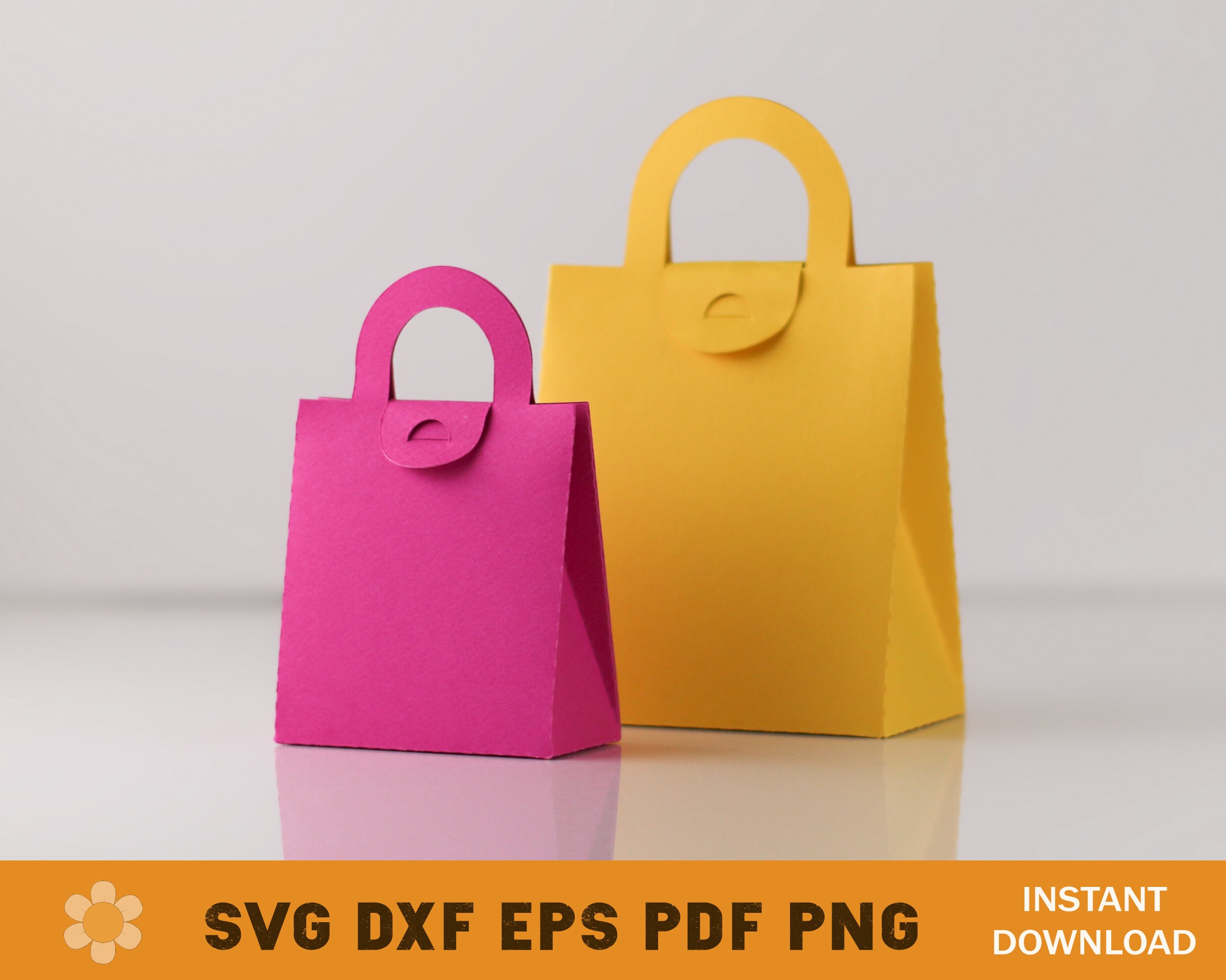 Gift Bag Template Bundle Gift Bag SVG Favor Bag SVG Cricut - Etsy