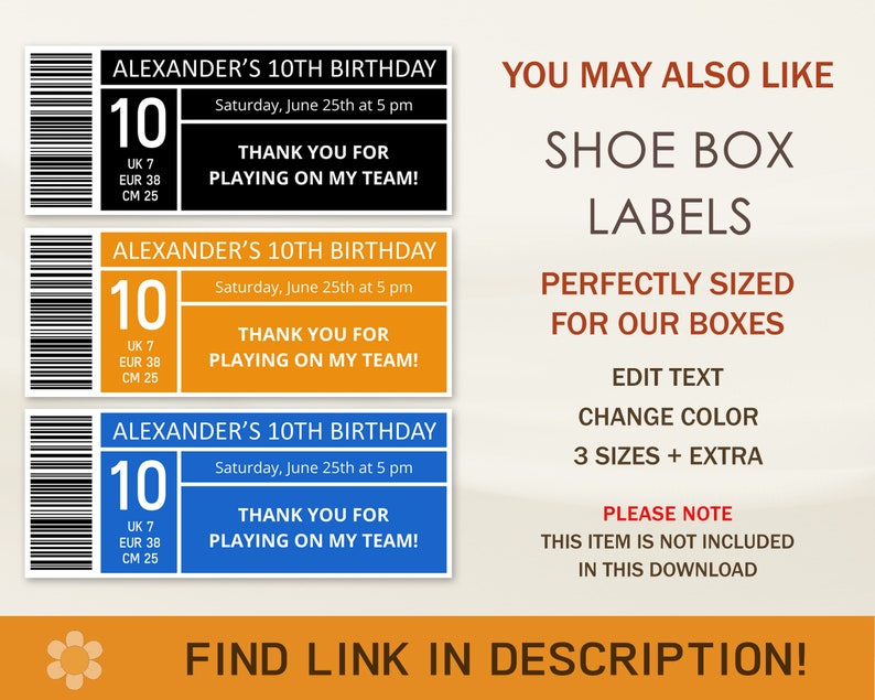 Mini Shoe Box SVG Template: Favor Box Cricut & Silhouette Cut Files ...