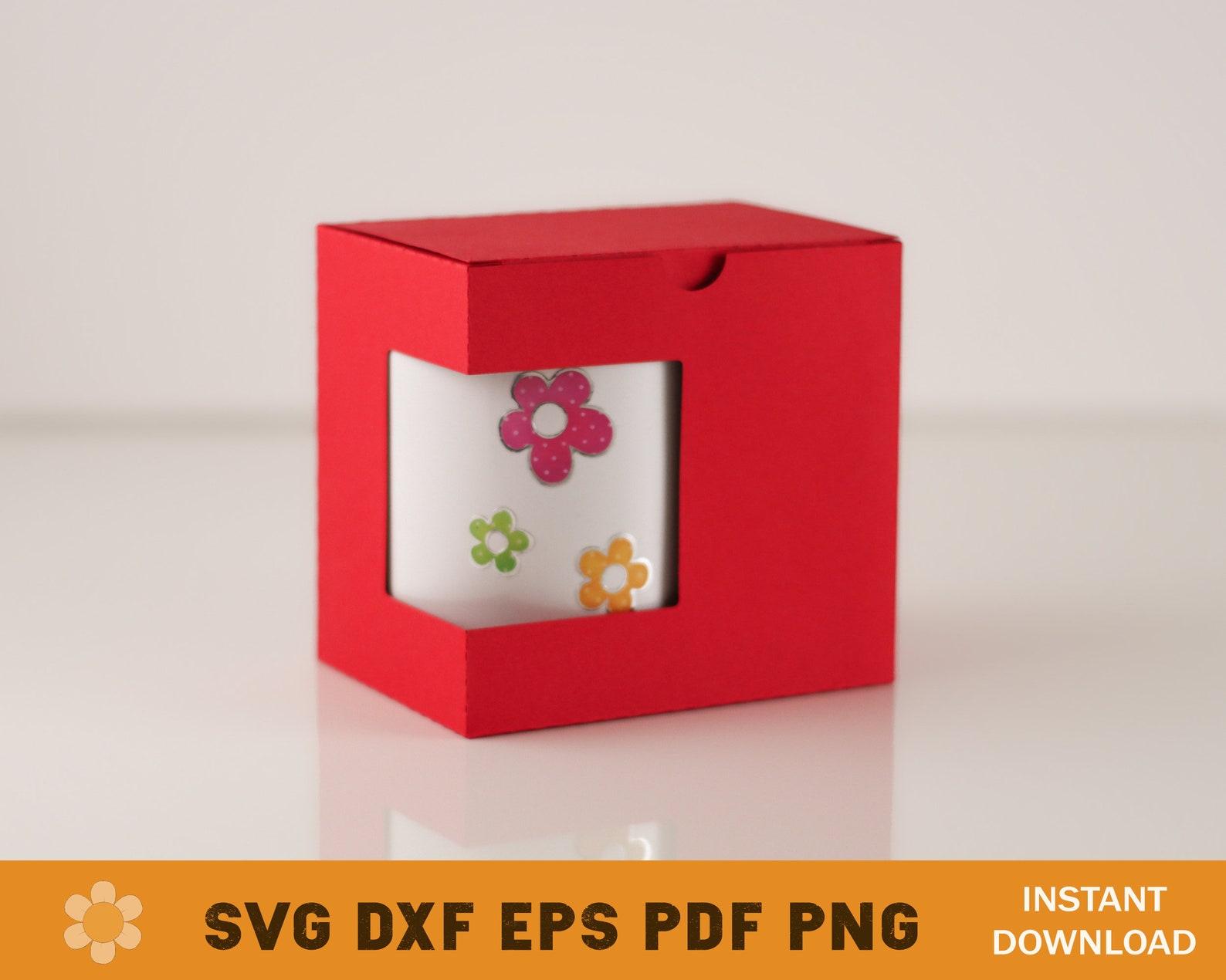 15oz Mug Box SVG Template With Window Mug Box SVG Mug Box - Etsy