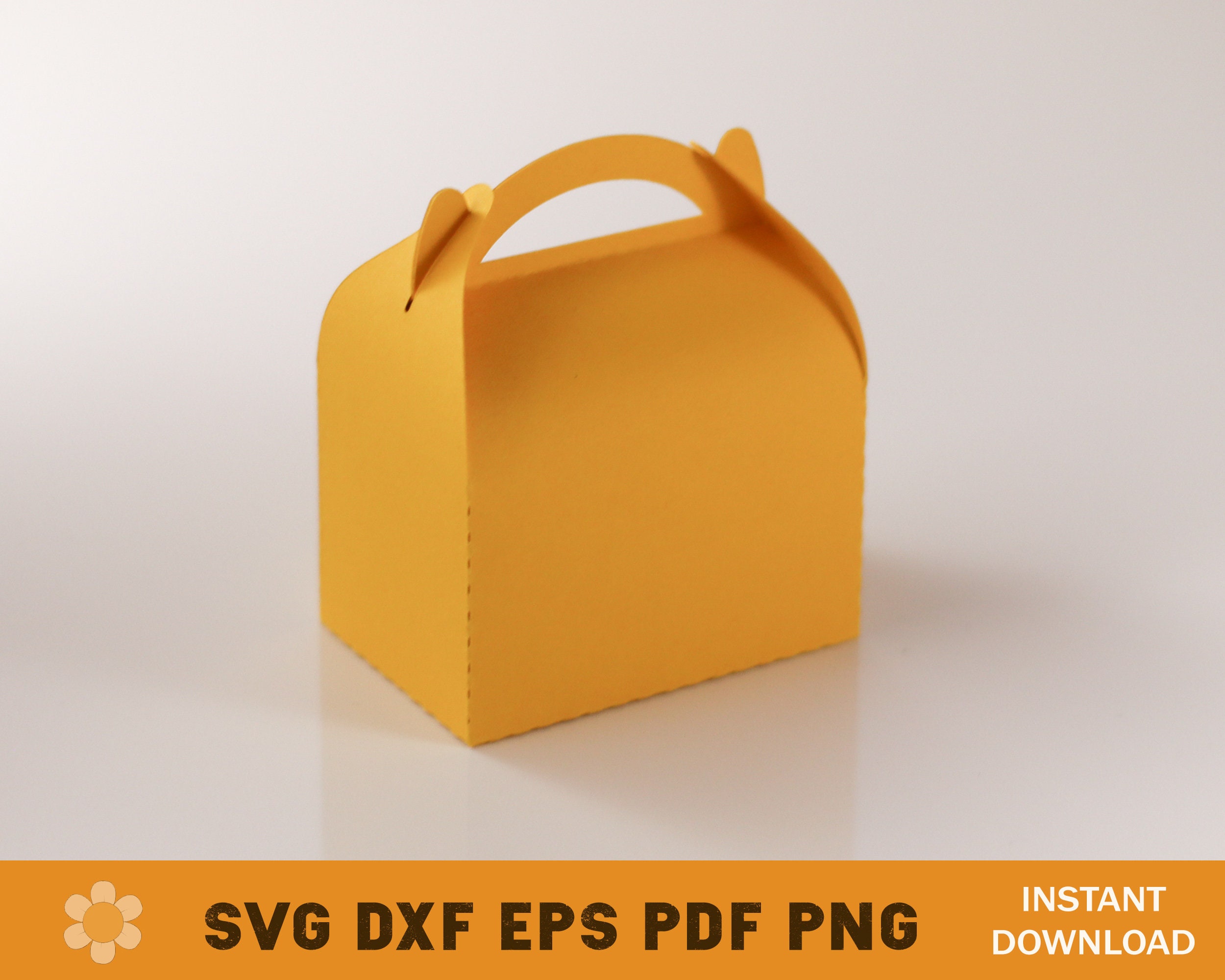 Mini Gable Box SVG Template Favor Box Template Rounded Gable - Etsy UK