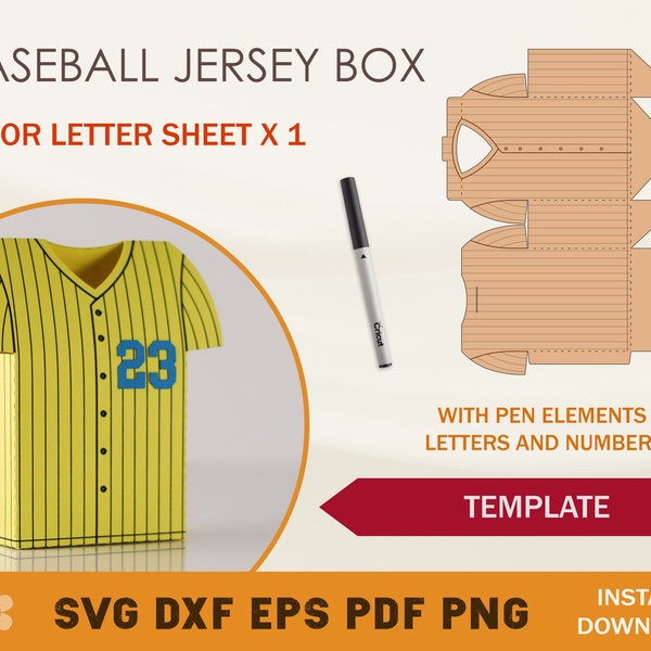 Baseball Jersey Svg - Etsy