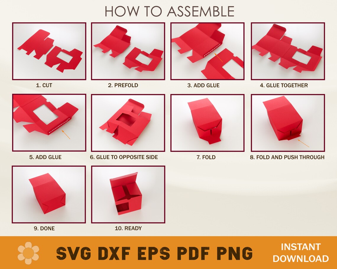 15oz Mug Box SVG Template With Window Mug Box SVG Mug Box - Etsy