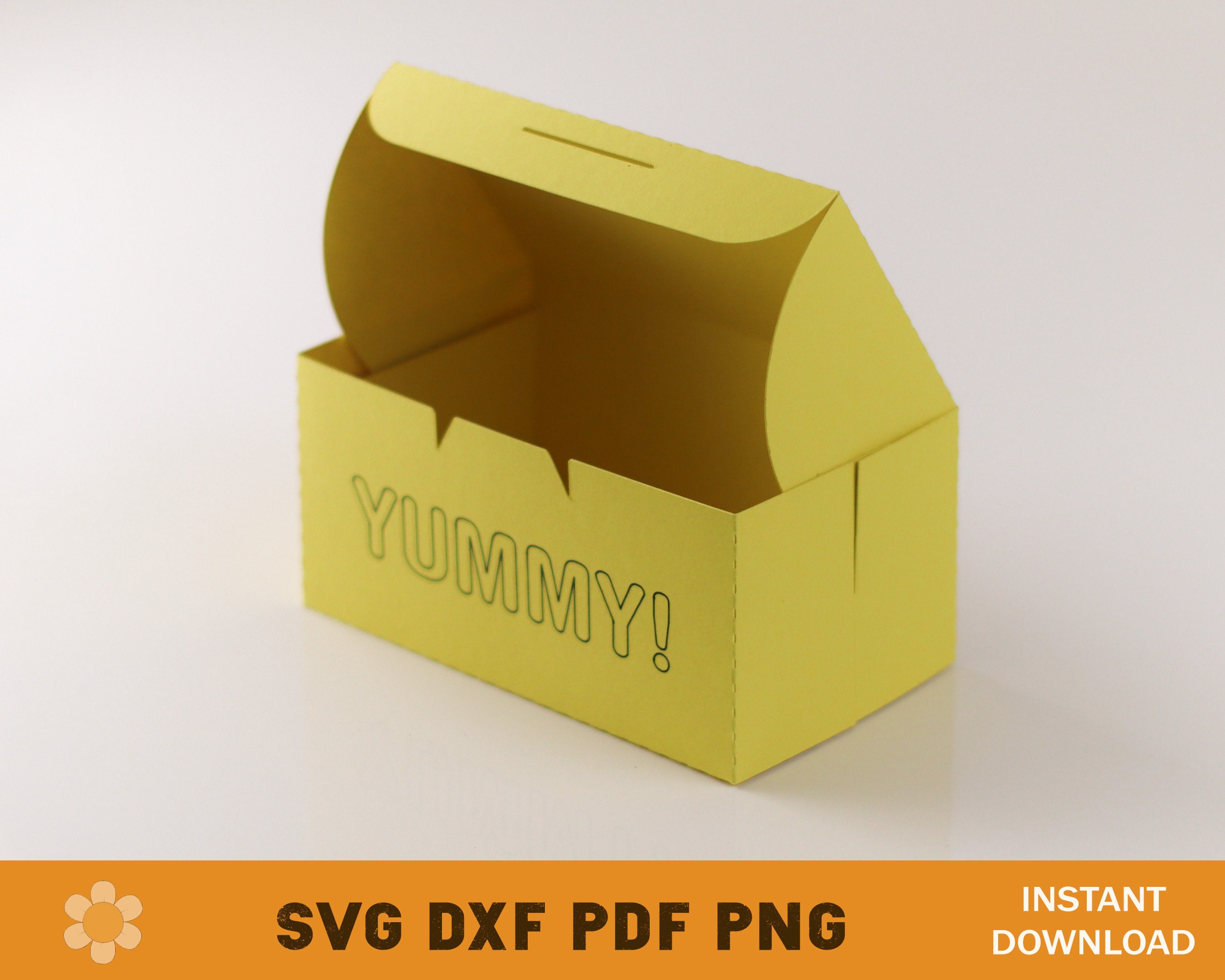 Treat Box SVG Template Snack Box SVG Food Box SVG Cricut - Etsy UK