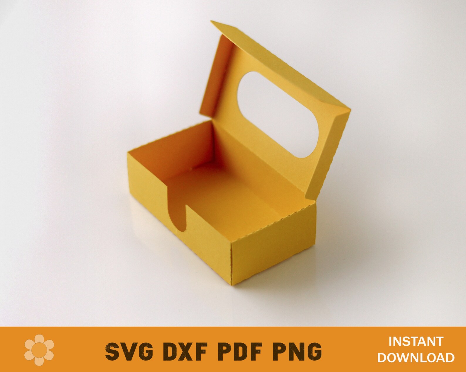 Business Card Box With Window SVG Template, Business Card Dispenser ...