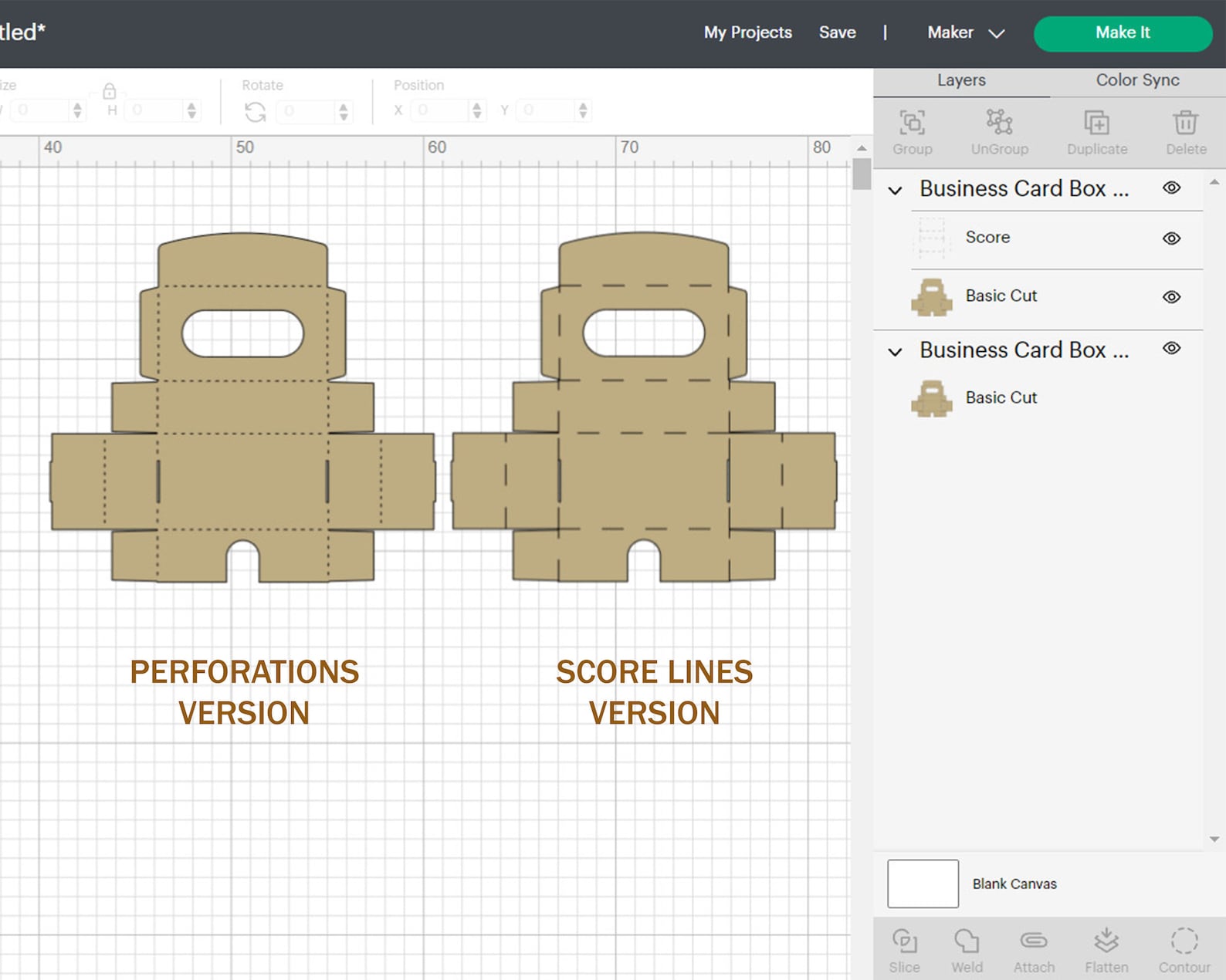 Business Card Box With Window SVG Template, Business Card Dispenser ...