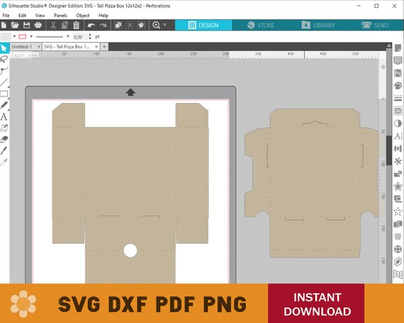 Pizza Box Template Illustrator