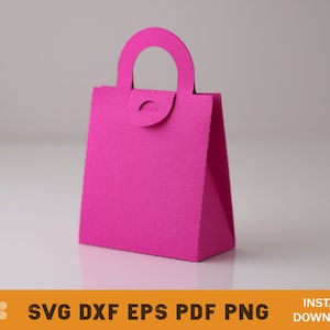 Gift Bag Template, Gift Bag SVG, Gift Box SVG, Favor Box SVG, Cricut ...