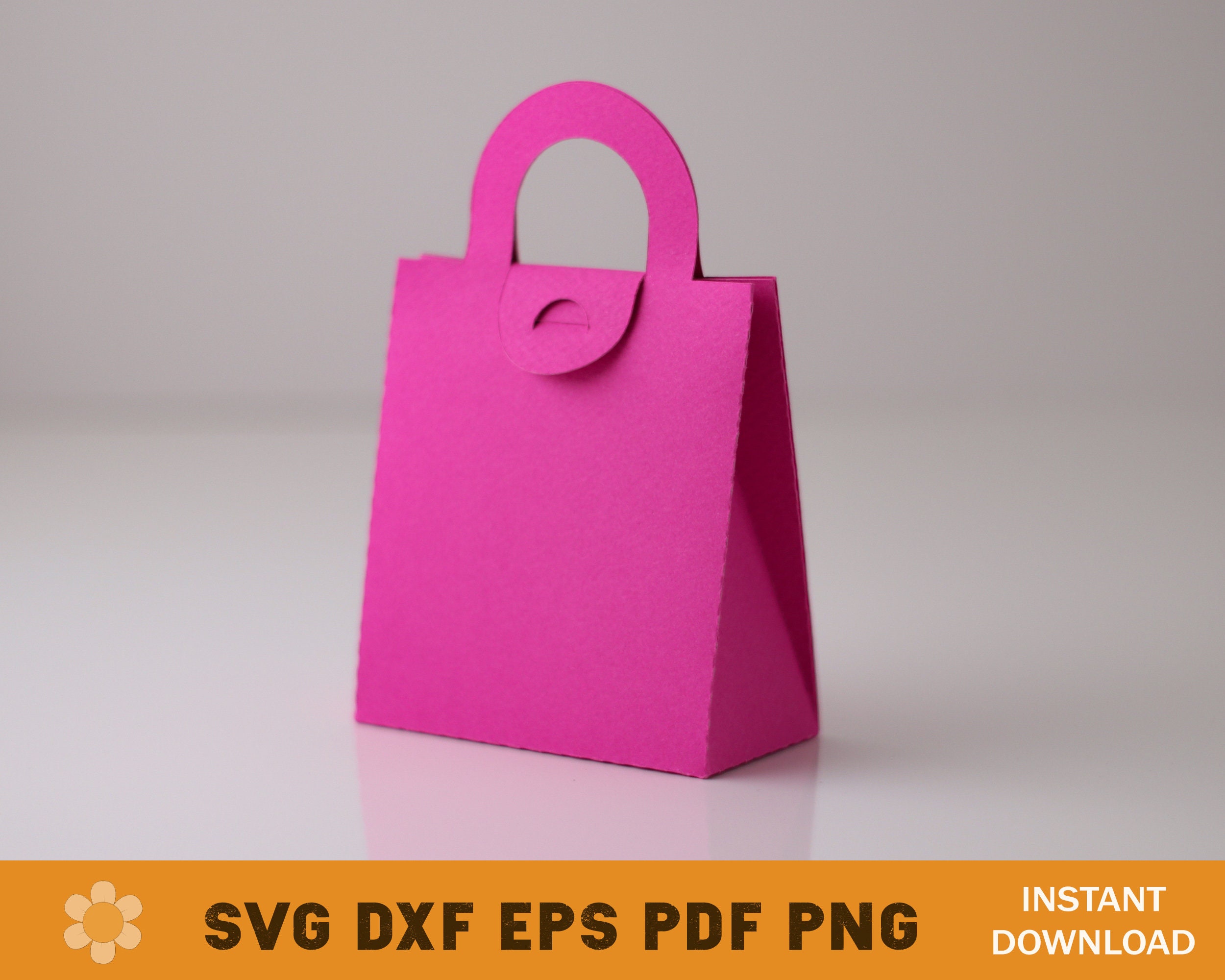 Gift Bag Template Gift Bag SVG Gift Box SVG Favor Box SVG - Etsy