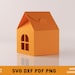House Box SVG Template, Cookie Box Template, Cricut Cut Files ...