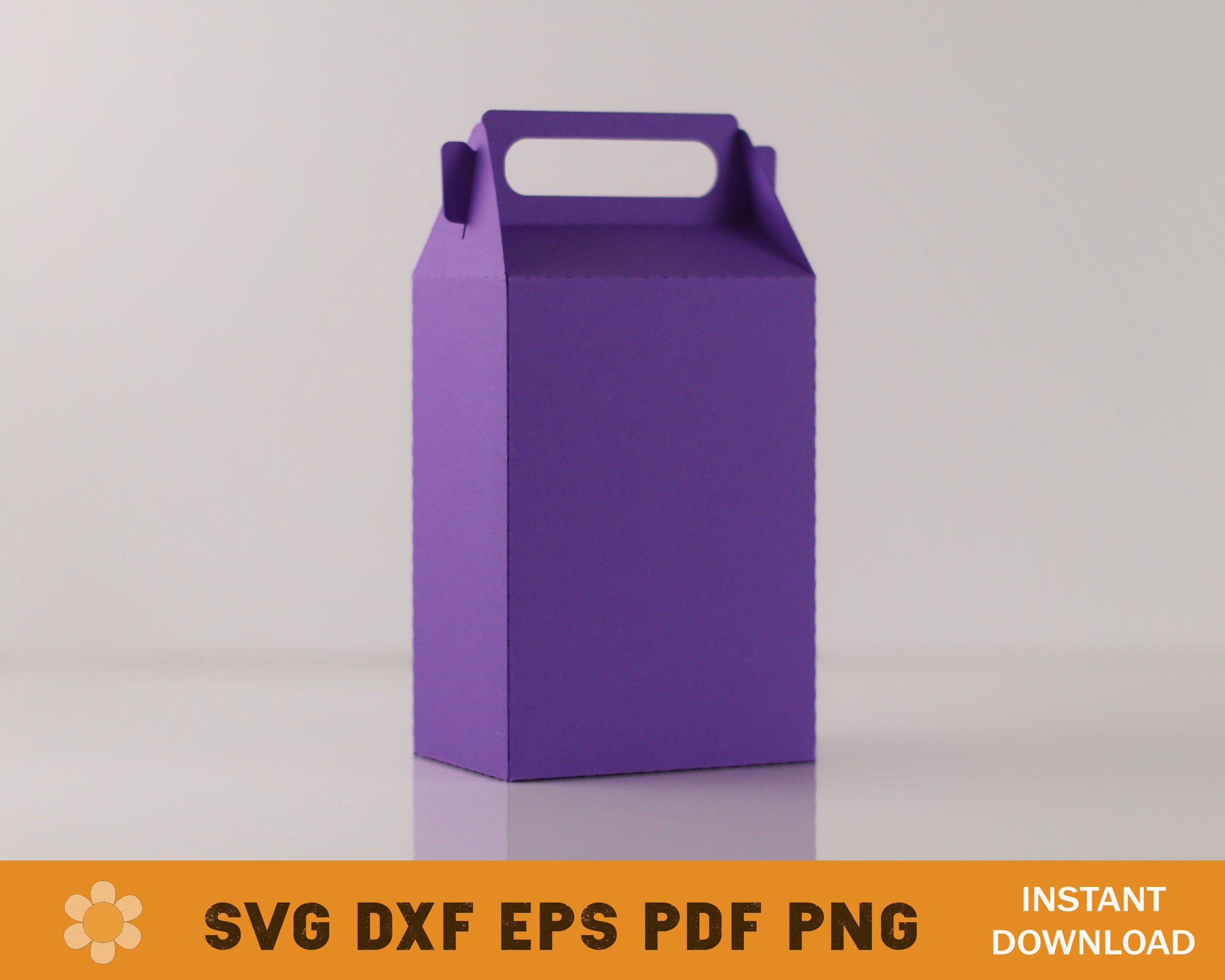 Tall Gable Box SVG Template Gable Box Template Favor Box - Etsy