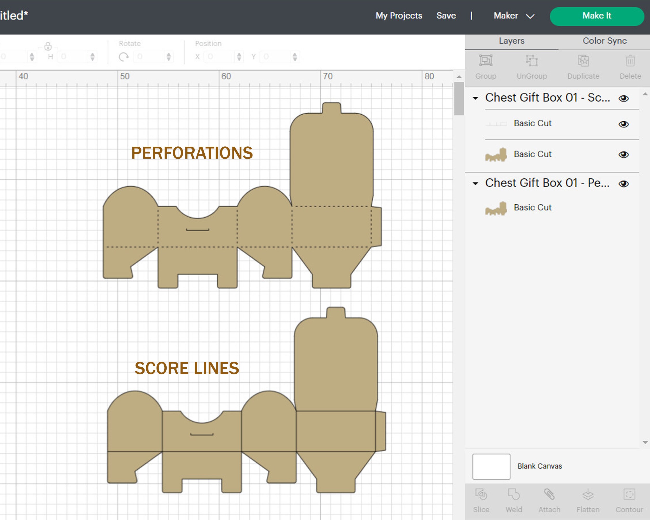Chest Box SVG Template Gift Box SVG Cricut Cut Files - Etsy Australia