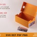 Shoe Box SVG Template + Label, Editable Shoe Box Label, Large Shoe Box ...