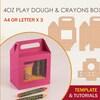 Crayon Box SVG Template, Large Crayon Box Template, Crayon Favor Box ...