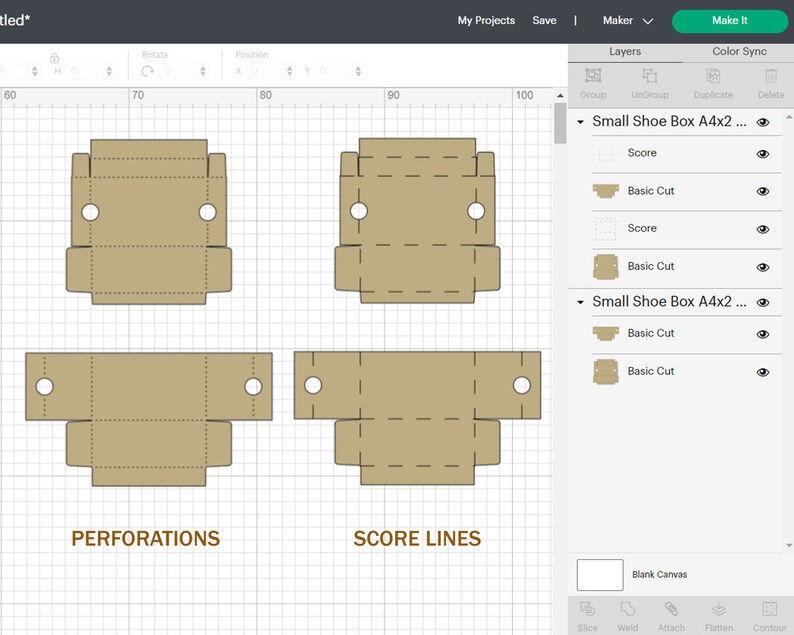 Shoe Box Template Shoe Box SVG Small Sneaker Box Template - Etsy