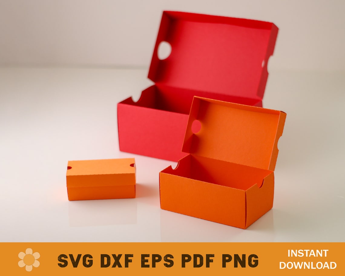 Shoe Box Template Bundle Shoe Box SVG Sneaker Box Template - Etsy