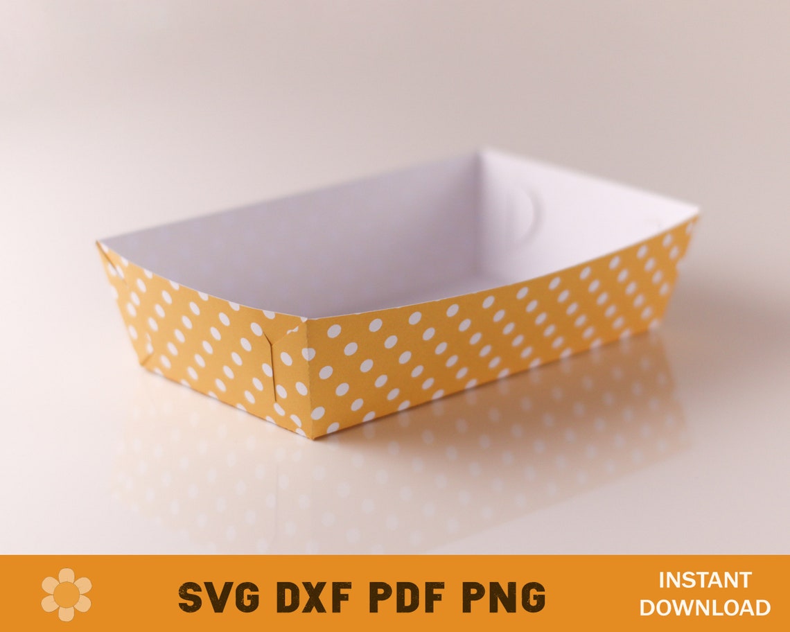 Food Tray Template: SVG, DXF, PDF Cut Files (a4/letter) - Etsy