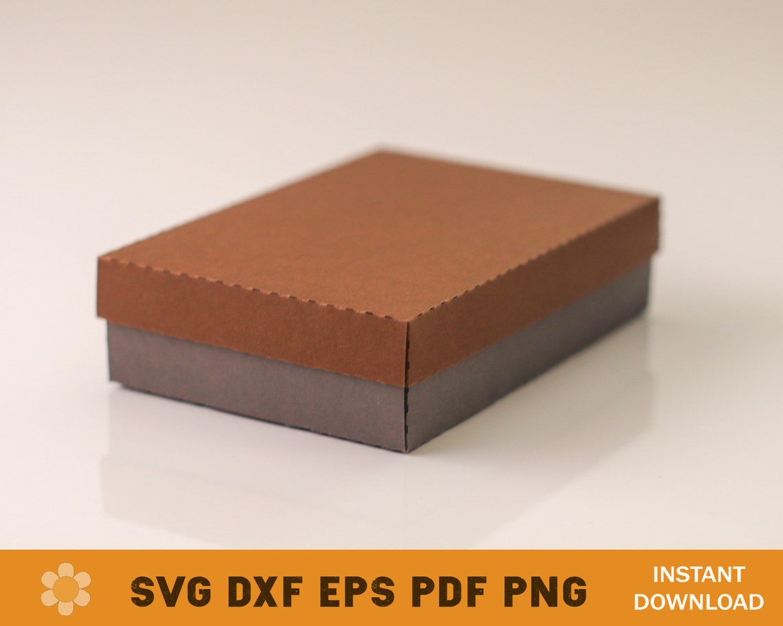 Box With Lid SVG Template Gift Box Template Box With Lid - Etsy