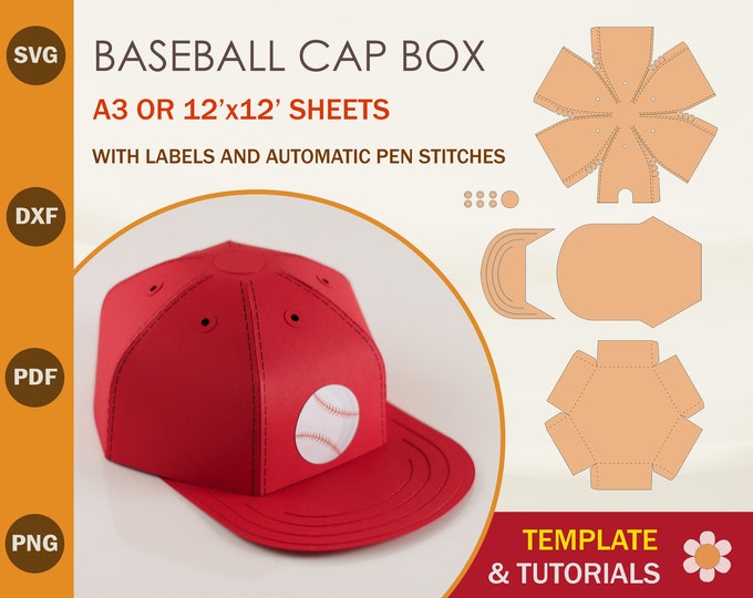 Baseball Cap Favor/ Gift Box - Etsy