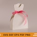 Bride Dress Box SVG Template, Wedding Favor Box, Cricut Cut Files ...
