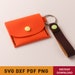 Keychain Coin Purse SVG Template Key Fob SVG Cricut Cut - Etsy