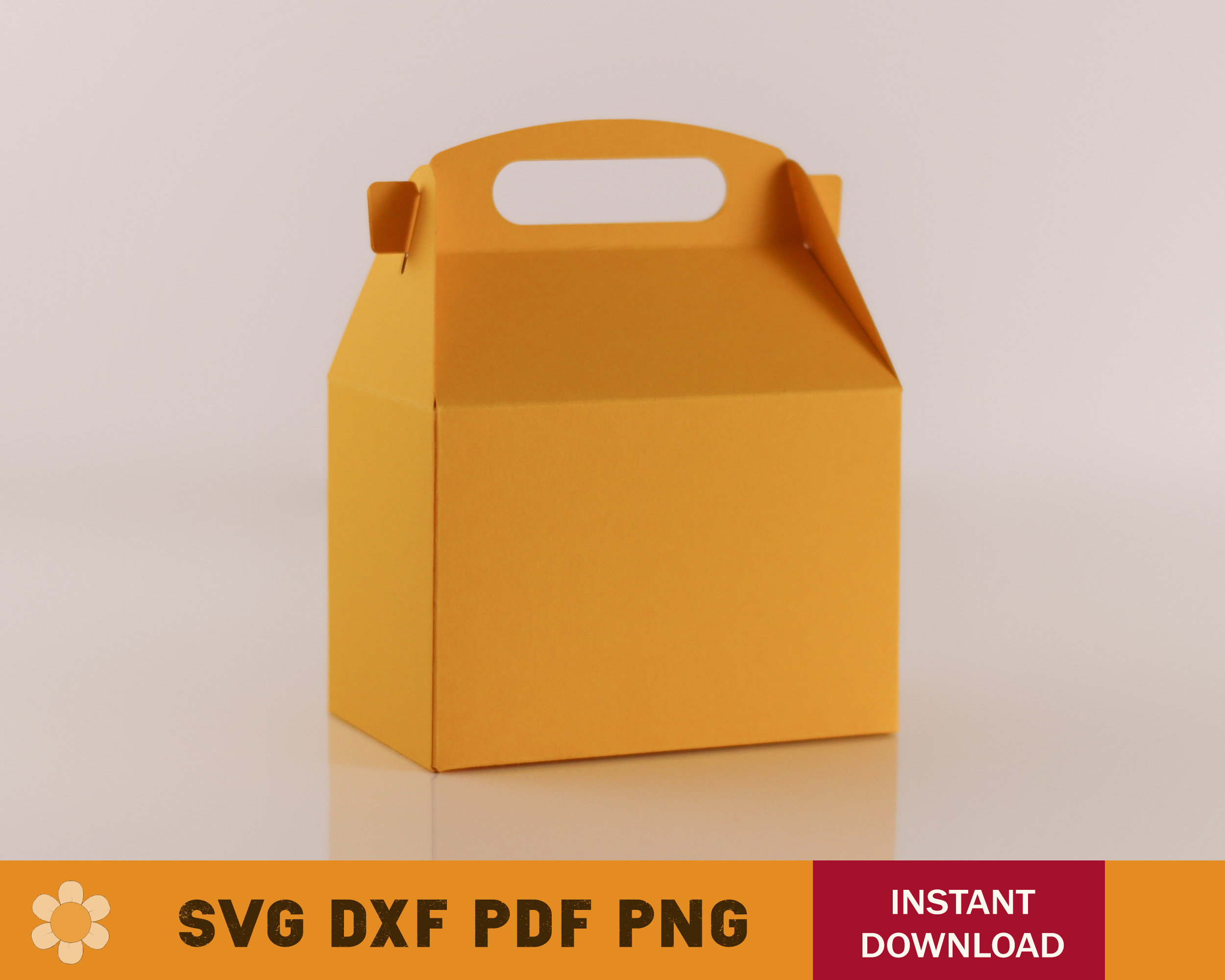 Gable Box Template: Favor Box SVG, Cricut Cut Files (digital Download ...