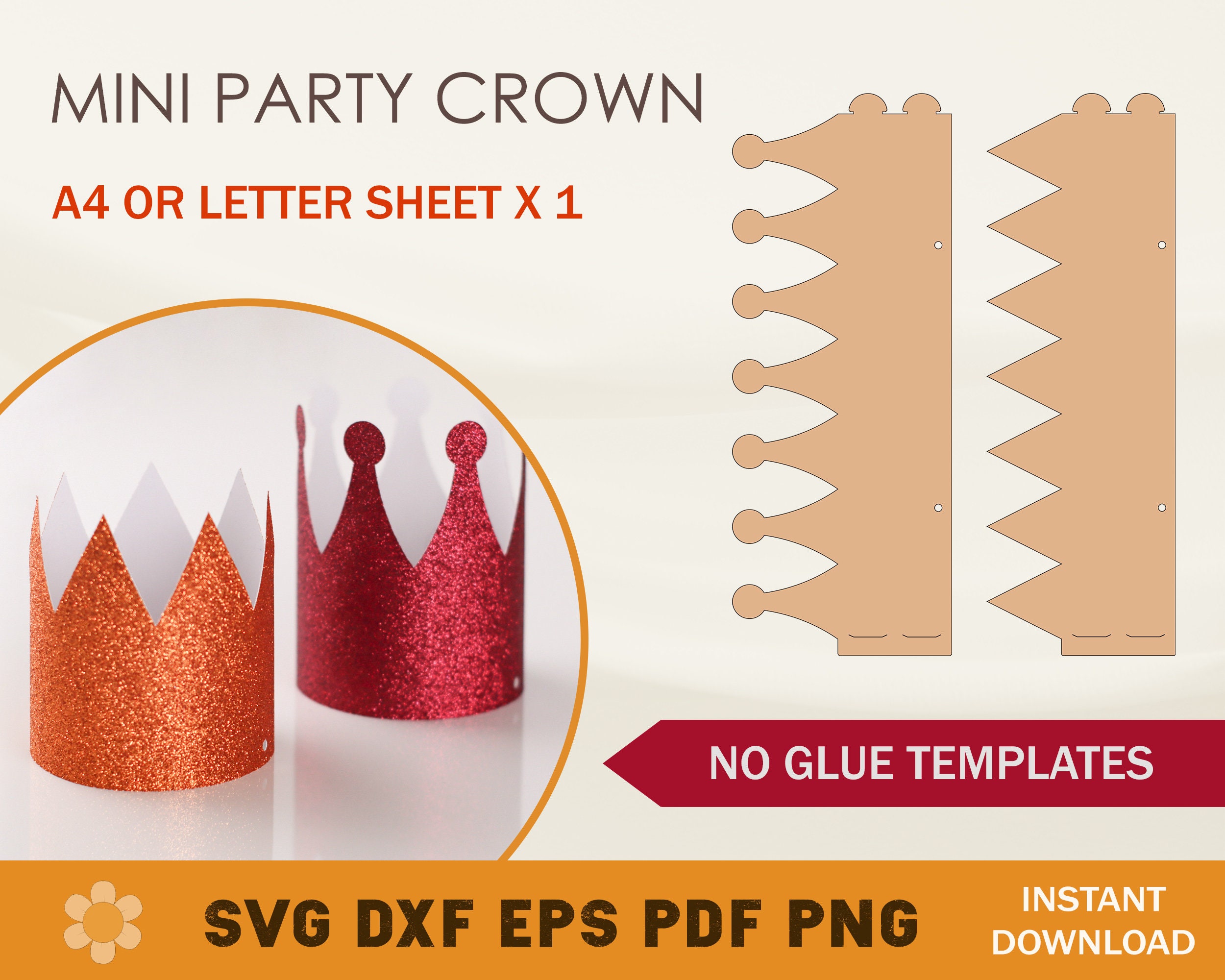 Mini Tiara Template