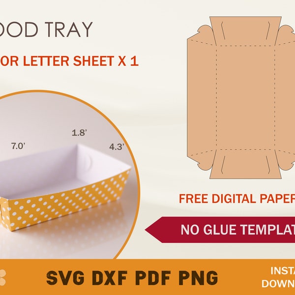 Paper Food Tray - Etsy