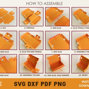 Shoe Box SVG Template + Label, Editable Shoe Box Label, Large Shoe Box ...